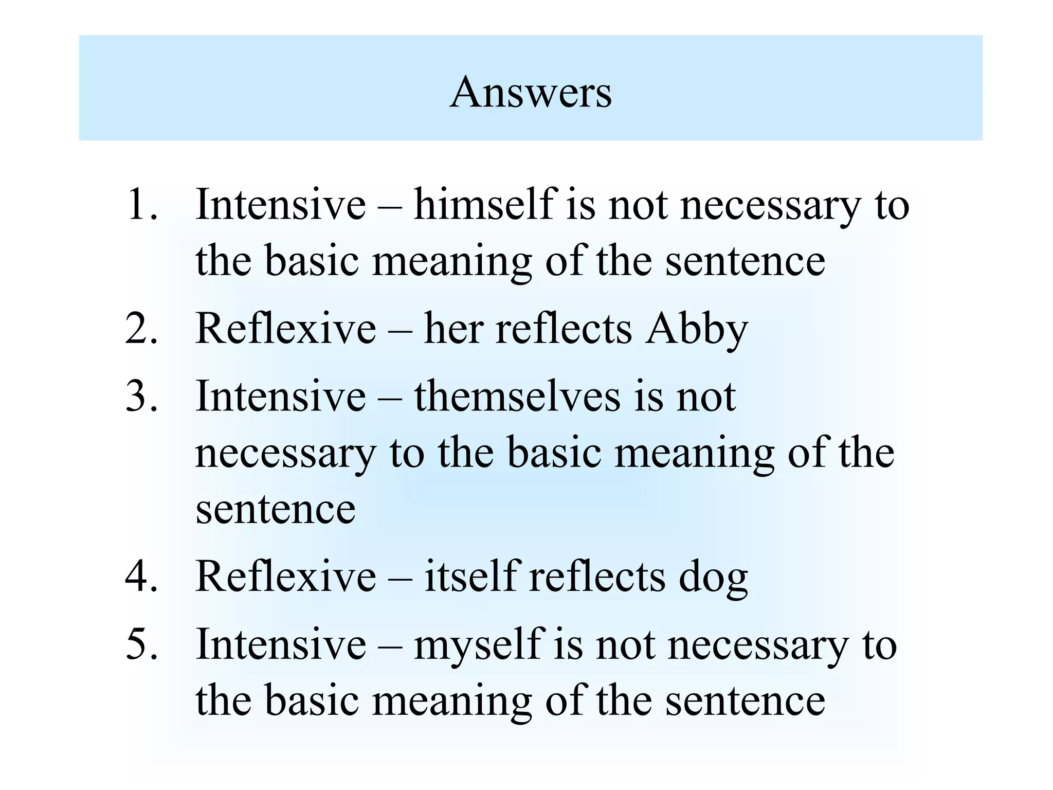 Reflexive intensive_pronouns | PPT