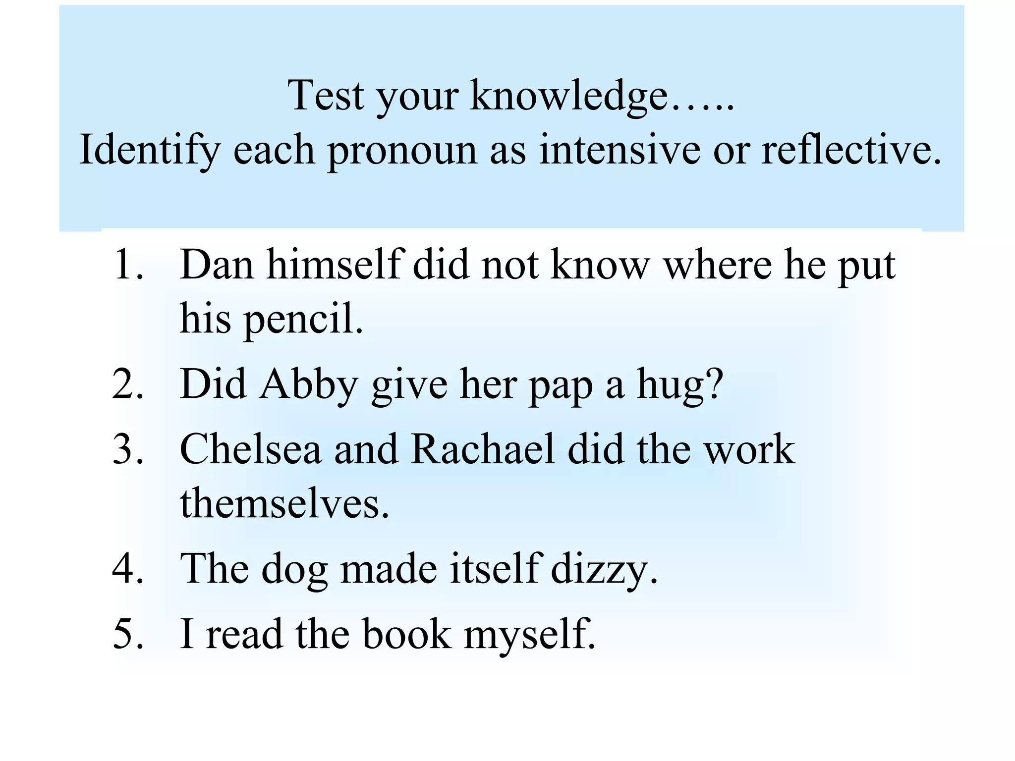 Reflexive intensive_pronouns | PPT