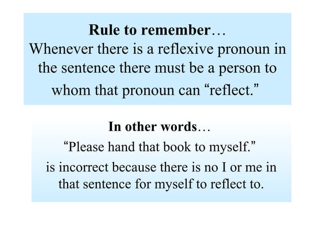Reflexive intensive_pronouns | PPT