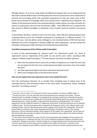 Reflexive monism final_version_december_2007 | PDF | Physics | Science