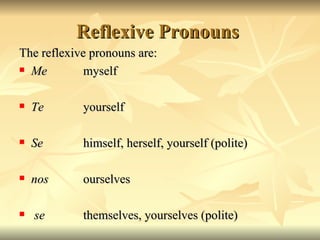 Reflexive Powerpoint | PPT | Oral care | Personal Care