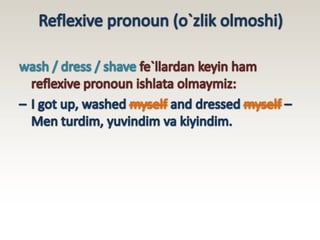 Reflexive pronoun | PPSX