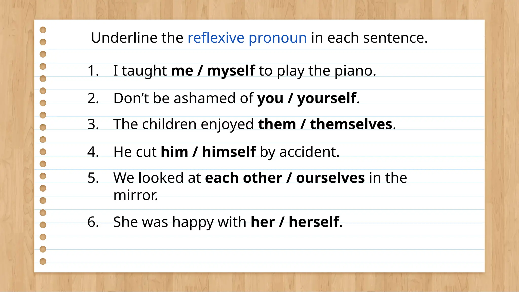 Reflexive PronounsPPT-1.pptx English Grade 3 | PPTX