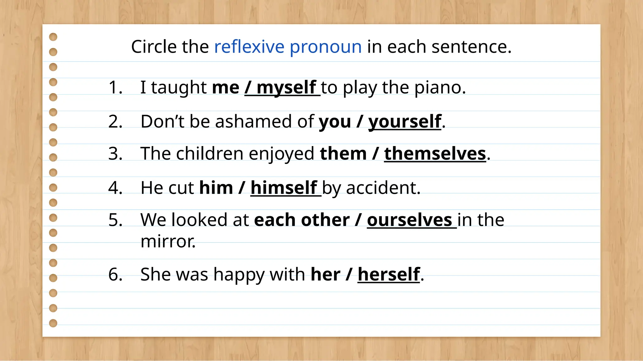 Reflexive PronounsPPT-1.pptx English Grade 3 | PPT