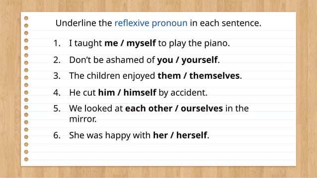 Reflexive PronounsPPT-1.pptx English Grade 3 | PPT