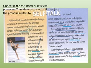 Reflexive and Reciprocal pronouns | PPTX