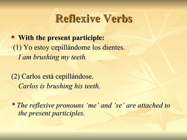 Reflexives | PPT