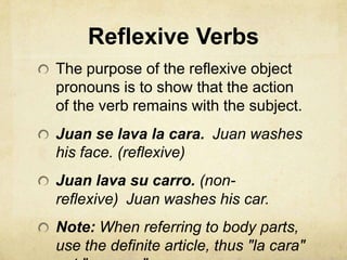 Reflexive verb | PPTX