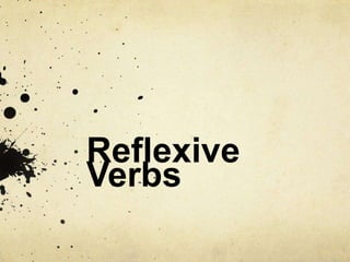 Reflexive verb | PPT