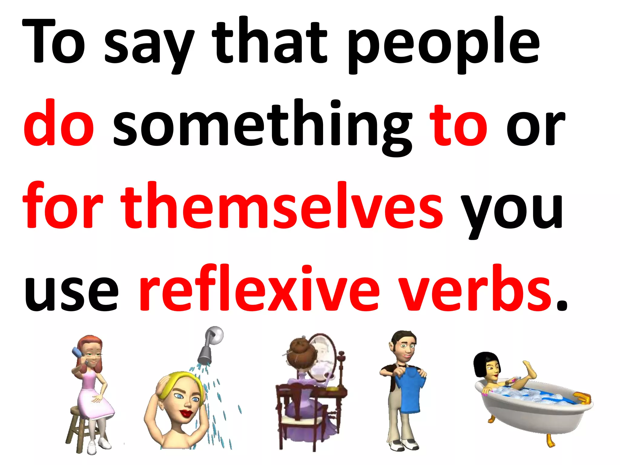 Reflexive Verb PPt | PPTX