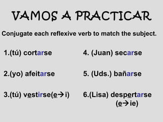 Reflexive verbs | PPT