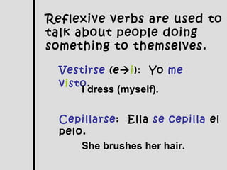 Reflexive verbs | PPT