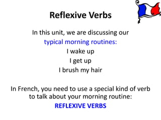 Les Verbes Pronominaux / Reflexive Verbs | PPTX