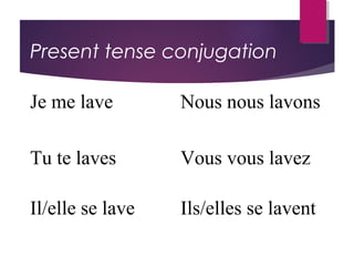 Reflexive verbs | PPT
