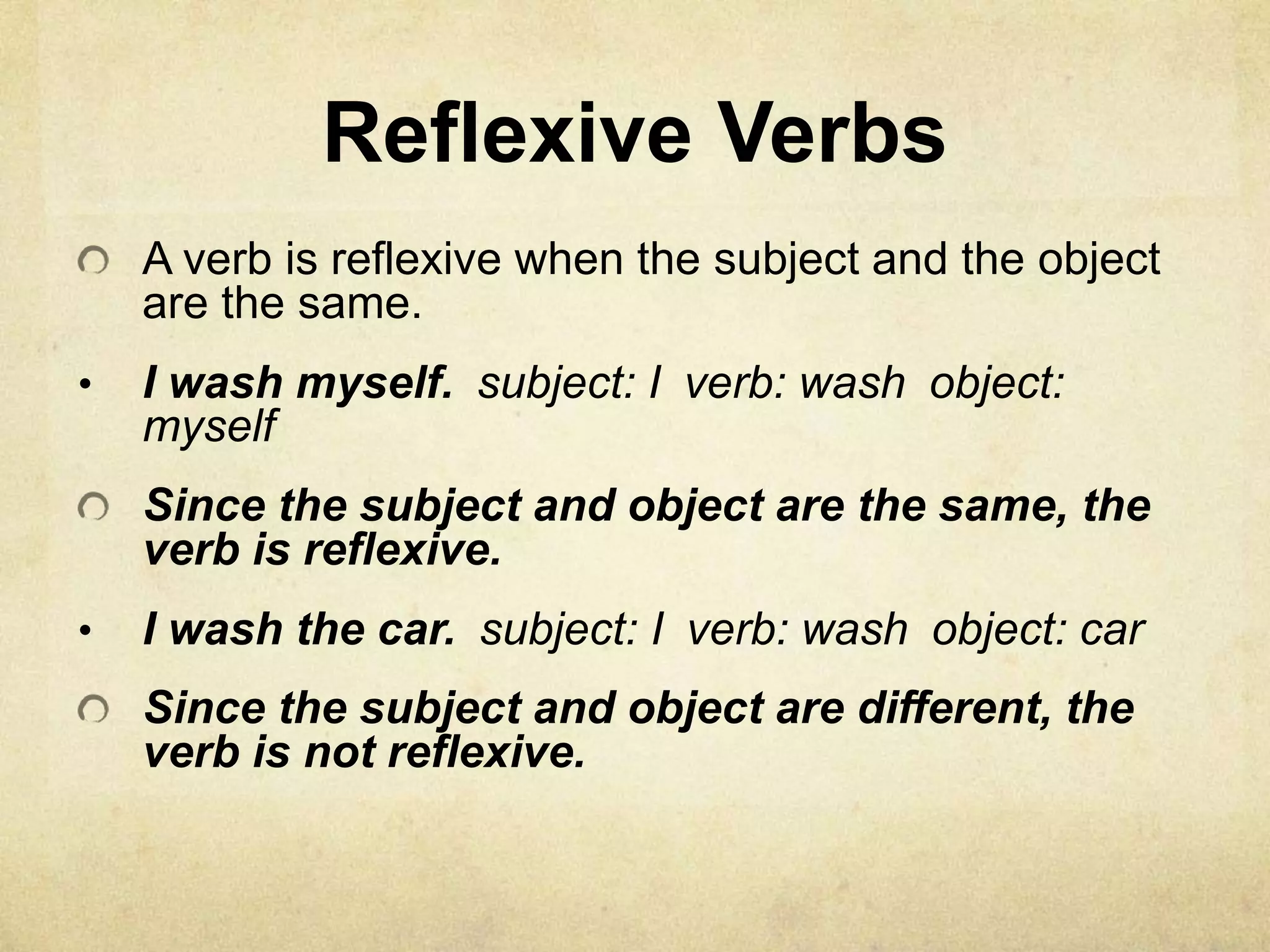 Reflexive verbs pp | PPT