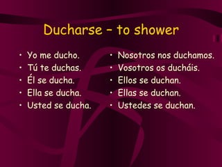 Reflexive Verbs & Pronouns | PPT