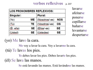 Verbos reflexivos | PPT