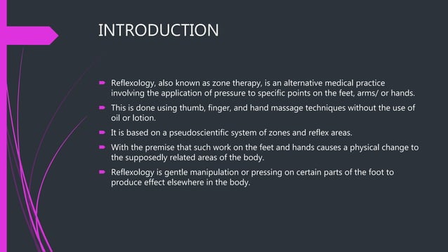 REFLEXOLOGY.pptx | Brain and Nervous System Disorders | Diseases and ...