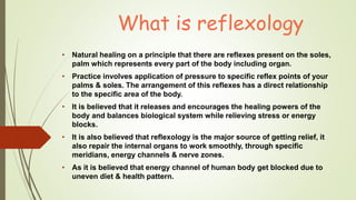 Reflexology and Zone therapy | PPTX
