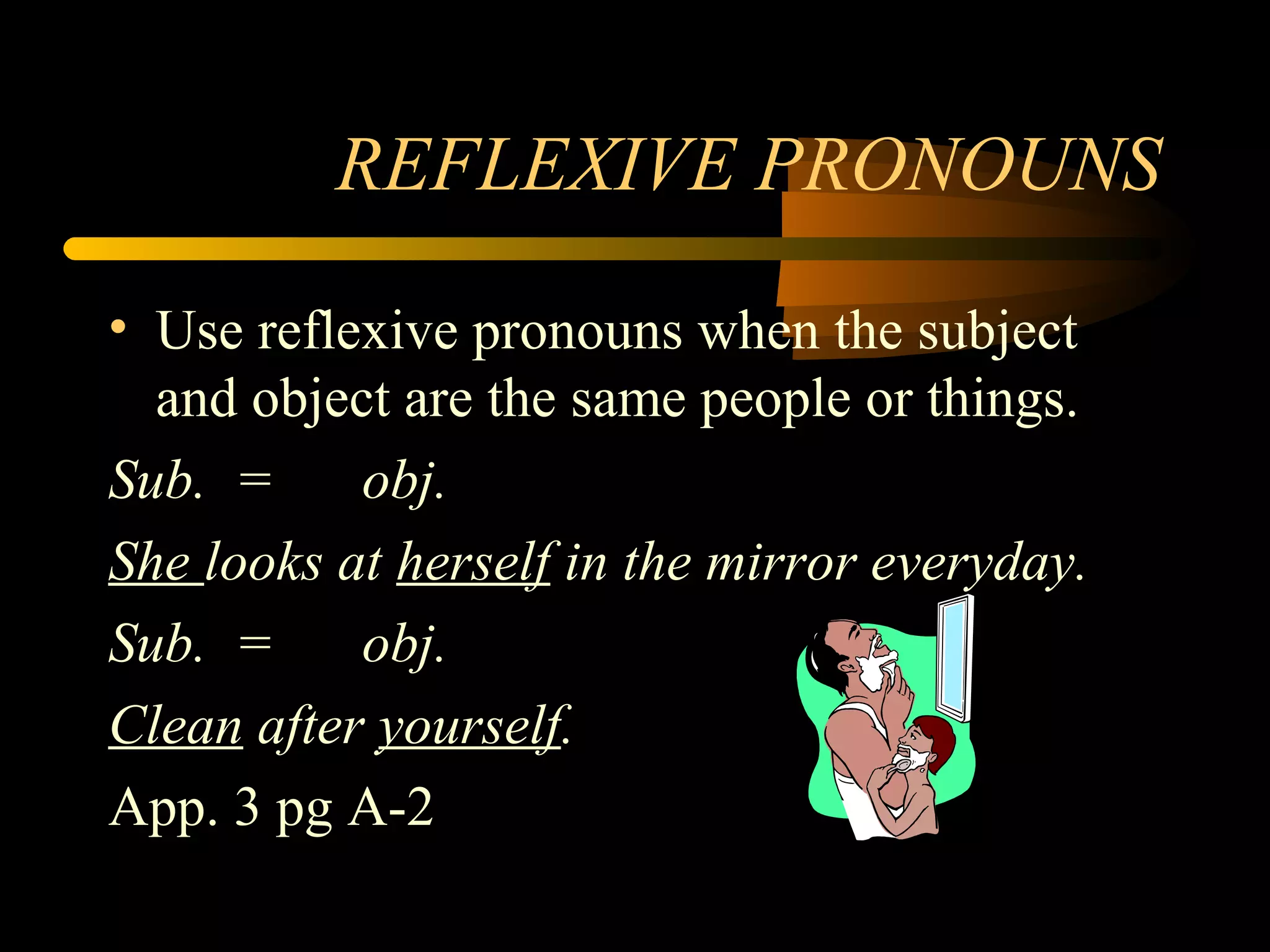 Reflex Pronouns | PPT