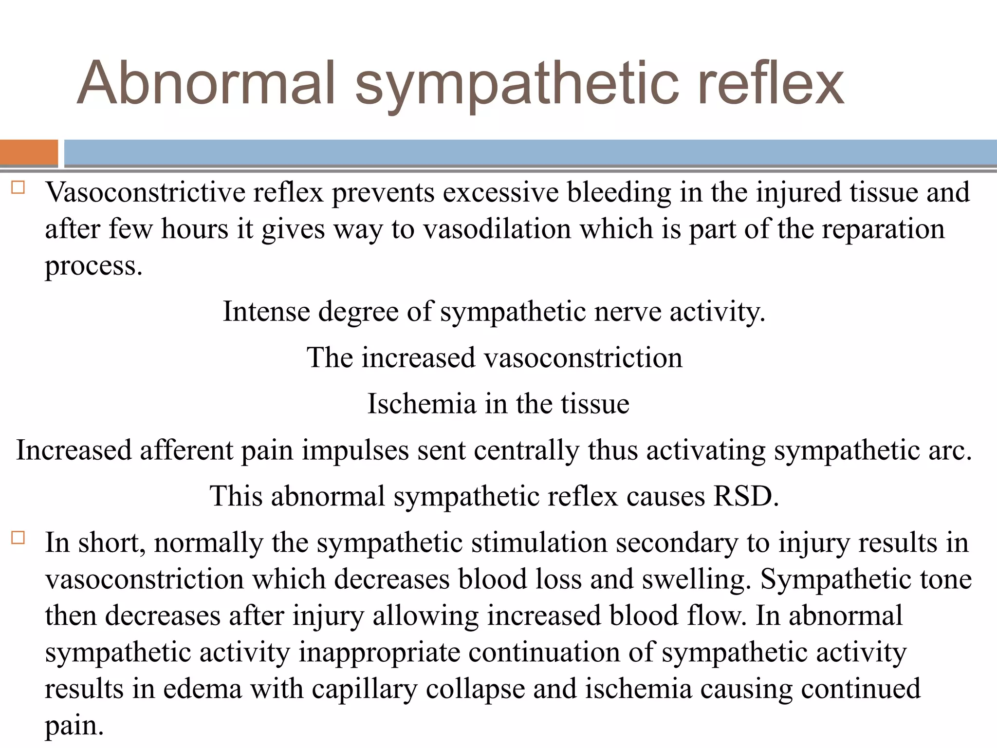 Reflex symapathetic dystrophy | PDF