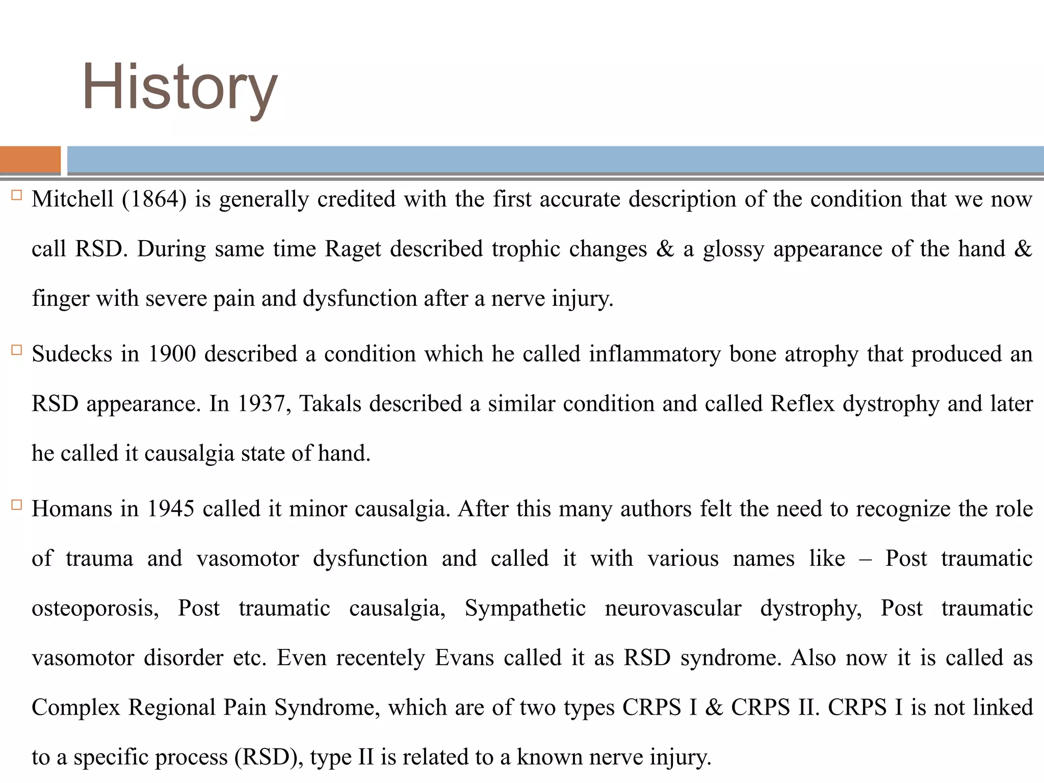 Reflex symapathetic dystrophy | PDF