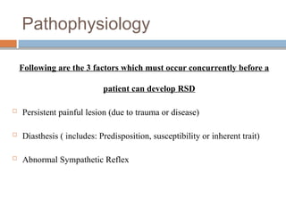 Reflex symapathetic dystrophy | PDF