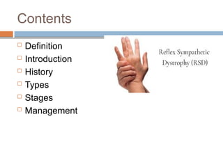 Reflex symapathetic dystrophy | PDF
