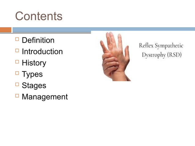 Reflex symapathetic dystrophy | PDF