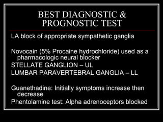 Reflex sympathetic dystrophy (1) | PPT
