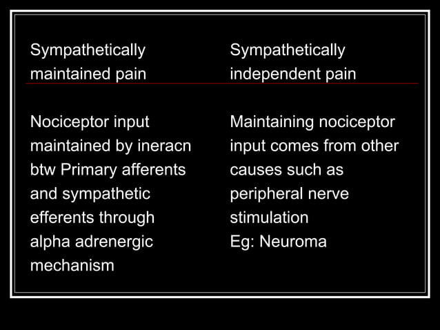 Reflex sympathetic dystrophy (1) | PPT | Brain and Nervous System ...