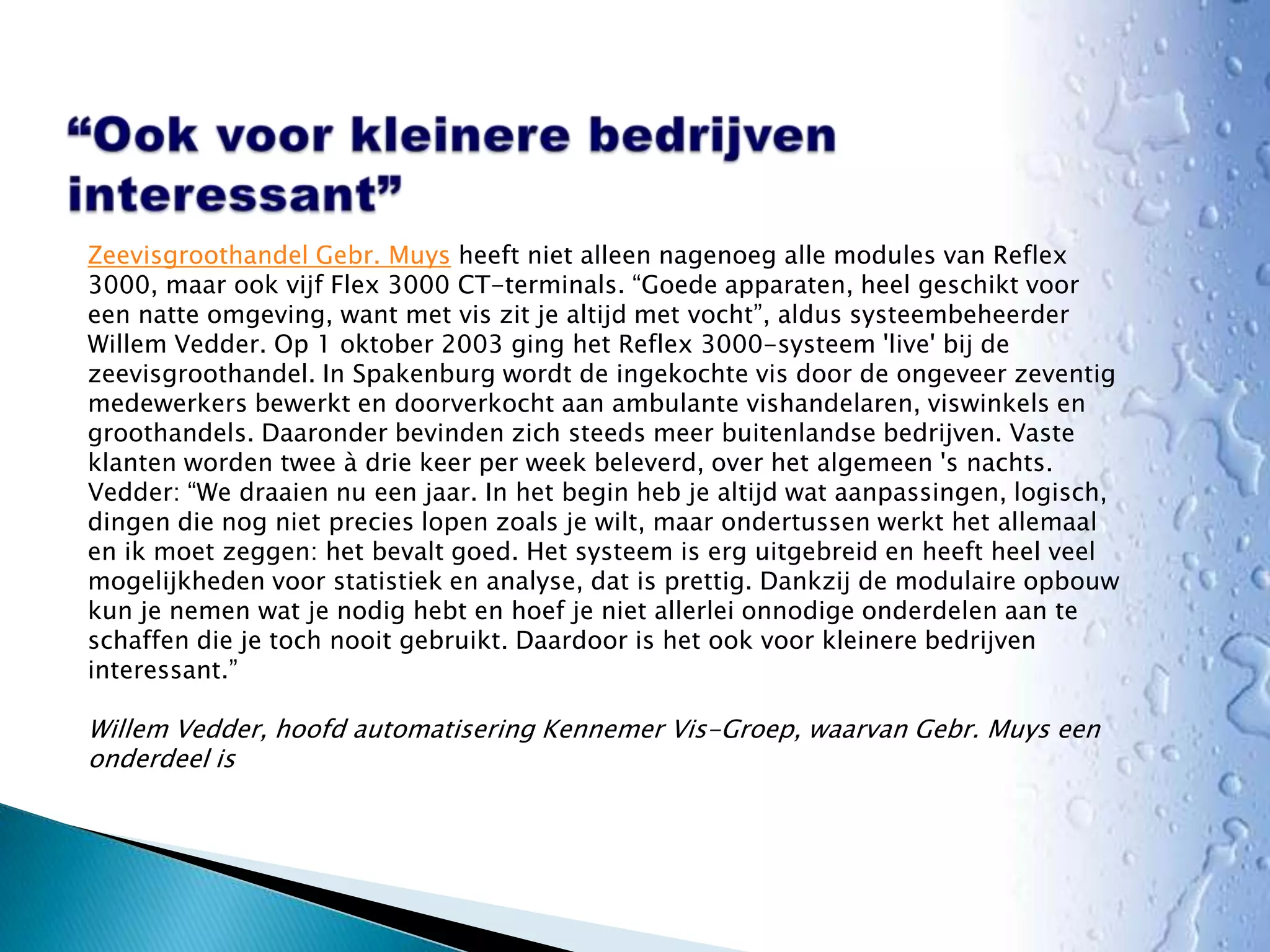 ReflexSystems Referenties | PPTX