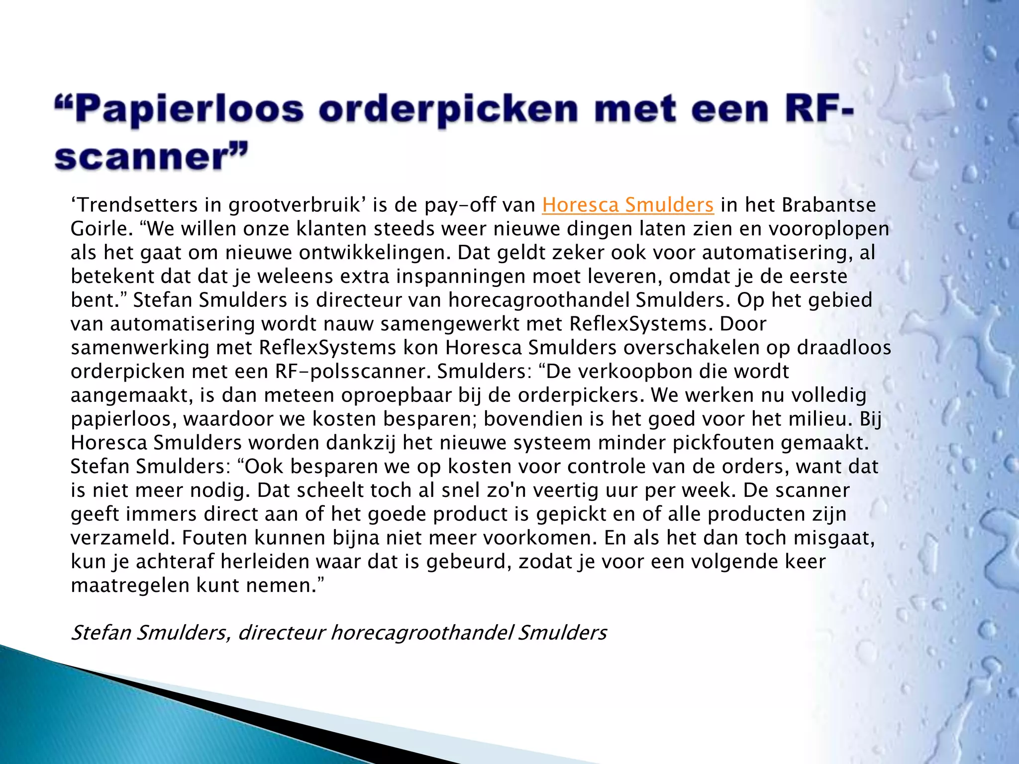 ReflexSystems Referenties | PPTX