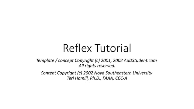Reflex Tutorial Pptx