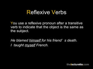 Reflexive Verbs | PPT