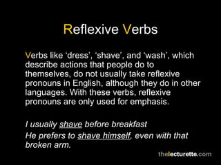 Reflexive Verbs | PPT