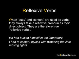 Reflexive Verbs | PPT