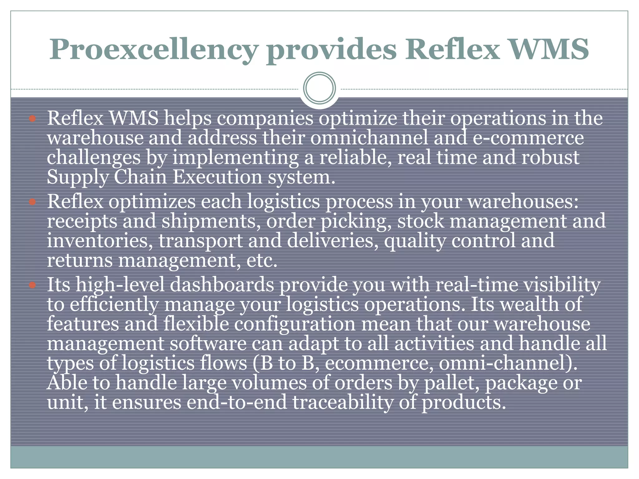 Reflex wms | PPTX