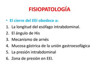 Reflujo Gastroesofágico en pediatría | PPTX