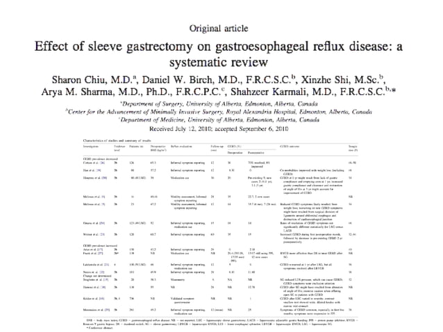 Reflujo ge post manga gástrica | PPT