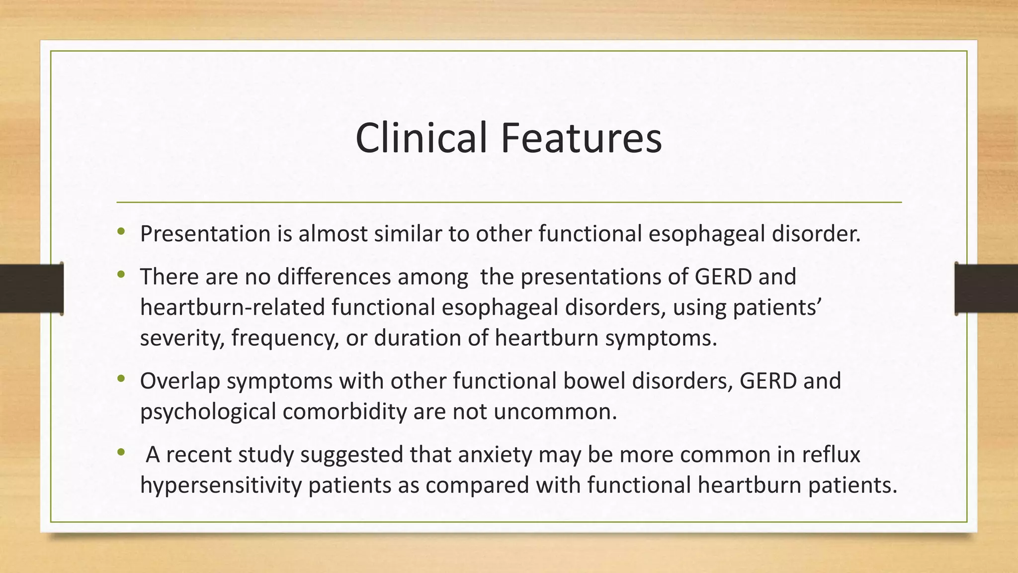 Reflux hypersensitivity | PPTX