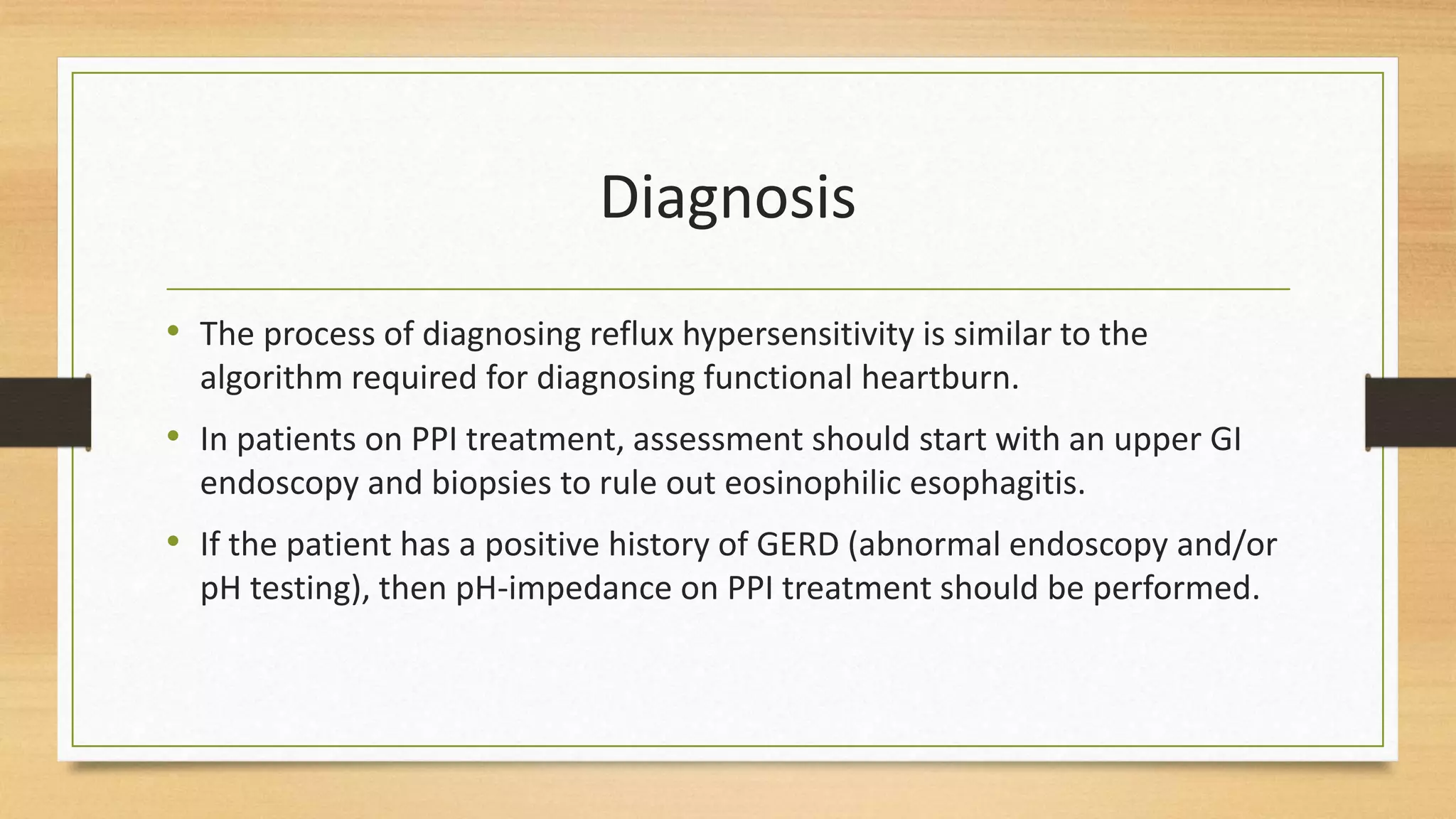 Reflux hypersensitivity | PPTX