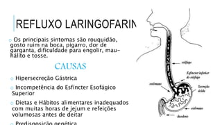 Refluxo laringofaríngeo | PPT