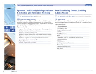 REFM 2013-2014 Training Offerings Brochure | PPT