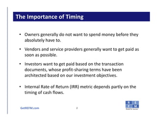 Principles of Commercial Real Estate Finance Module 2 Slides | PDF