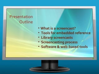 RefNet Presentation: Screencasting 2010 | PPT