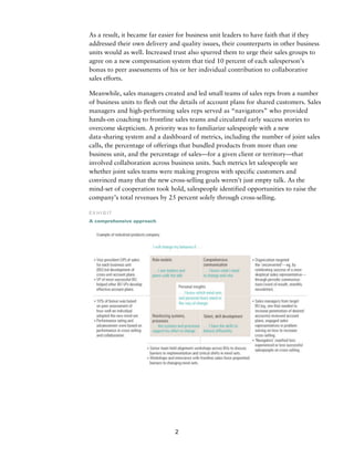 Refocusing The Sales Force To Cross Sell | PDF | Business Expos ...