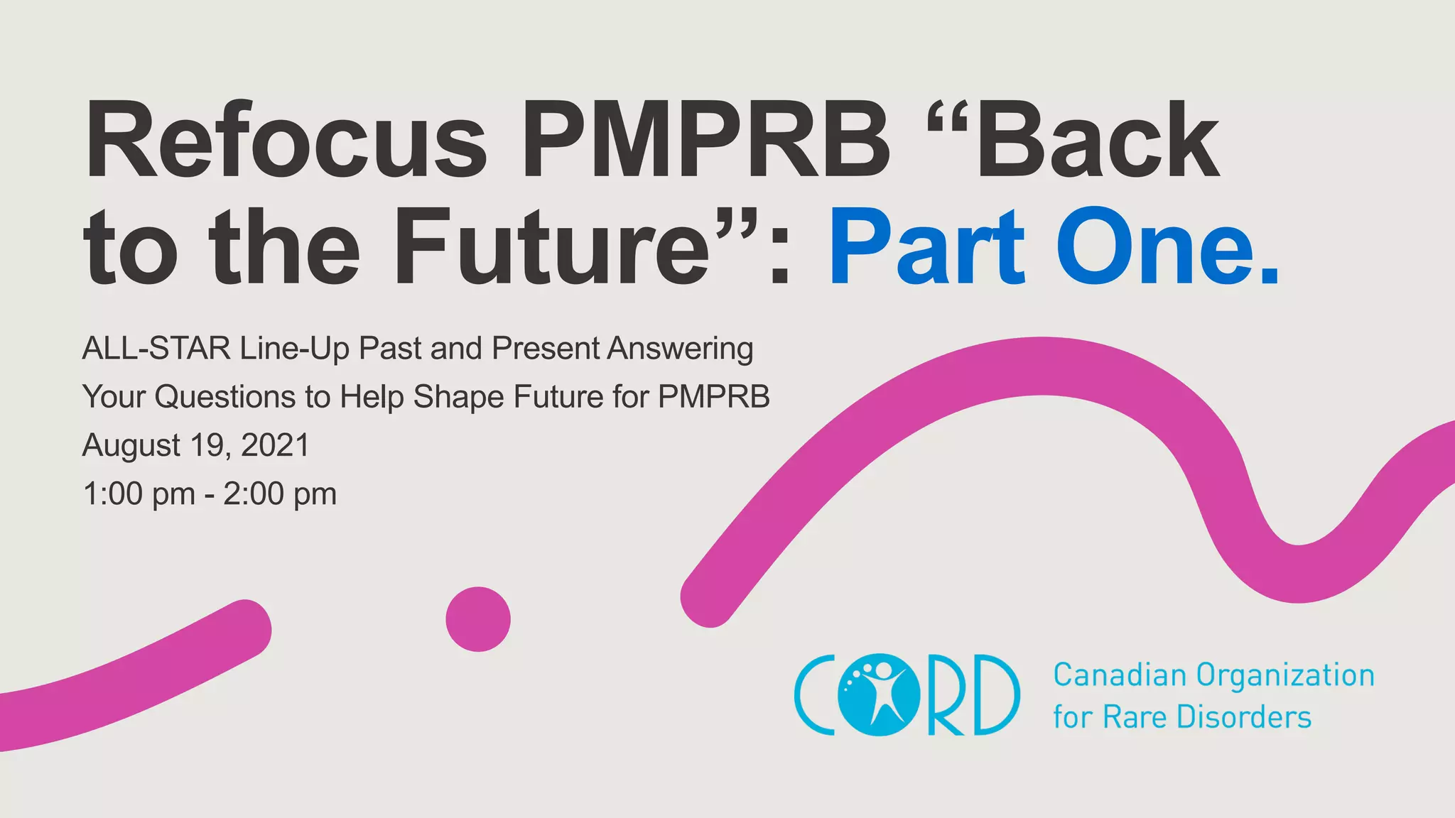 Refocus PMPRB “Back to the Future”: Part One. | PPT