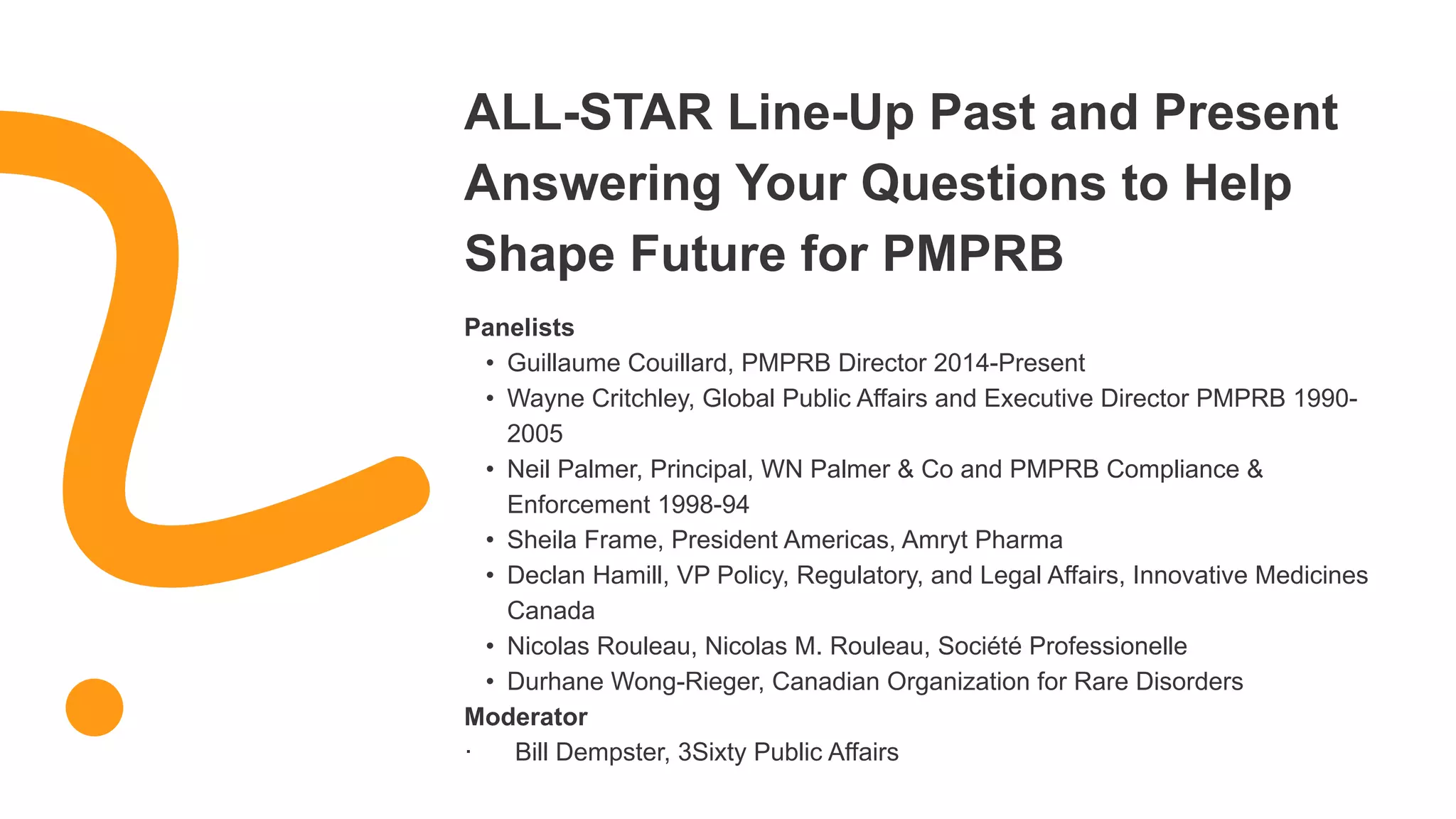 Refocus PMPRB “Back to the Future”: Part One. | PPT