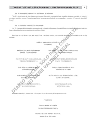 Reforma art. 119 Codigo Tributario de El Salvador | PDF